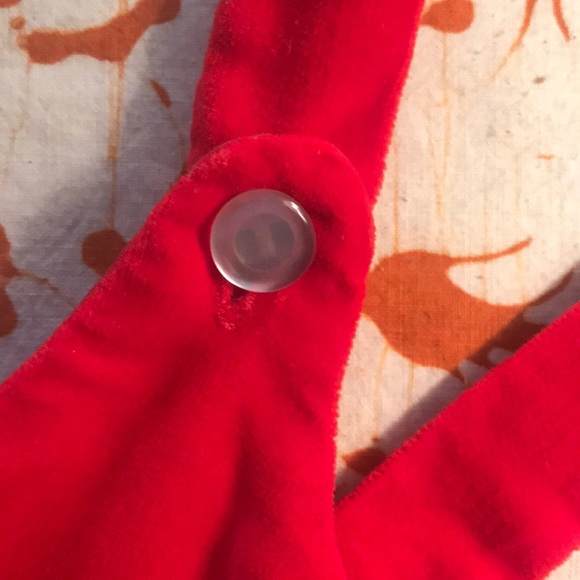 Bottoms | Vintage Red Overalls Super Cute | Poshmark